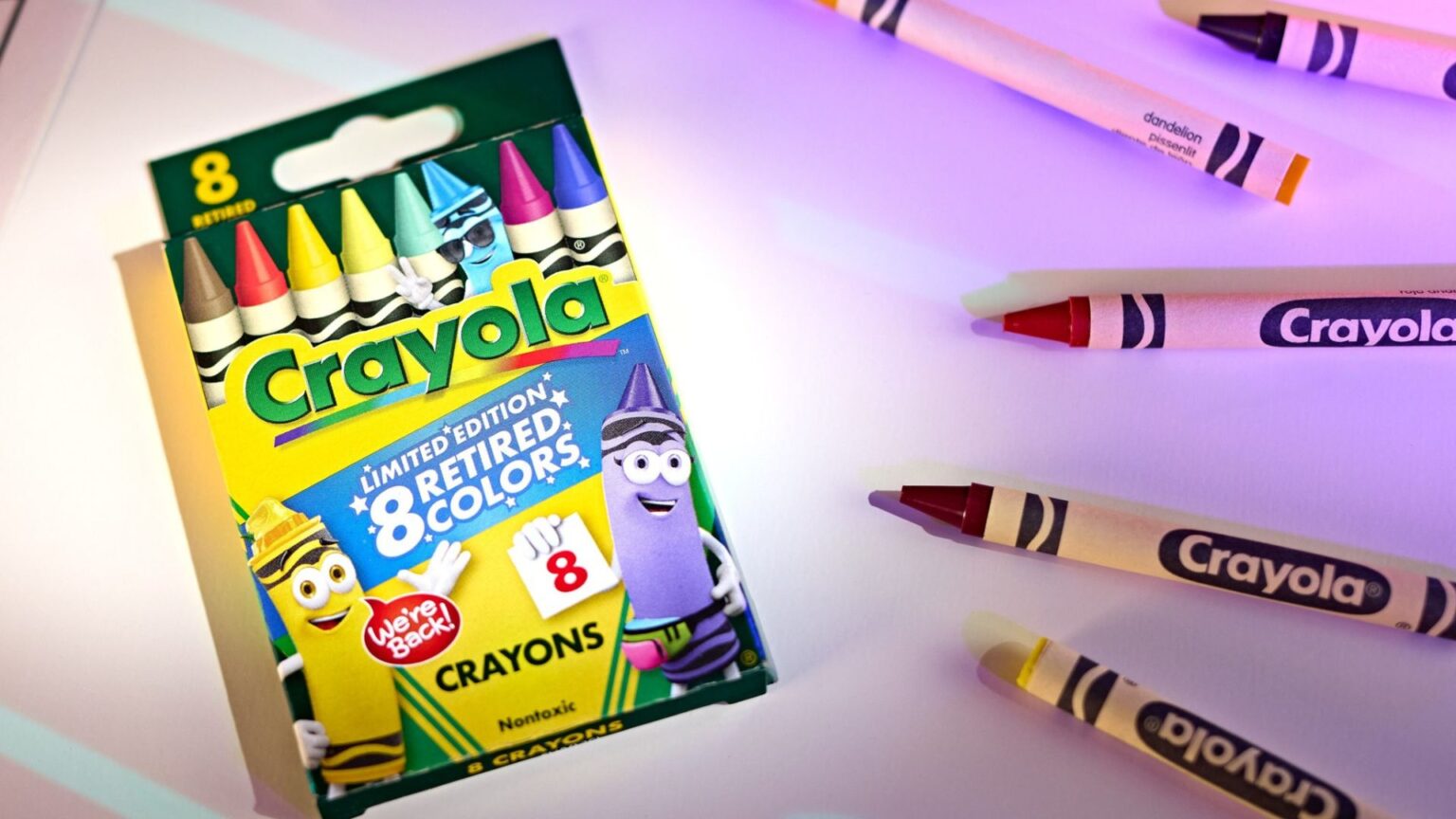 Crayola Revives Childhood Memories With Dandelion And Other Retired ...